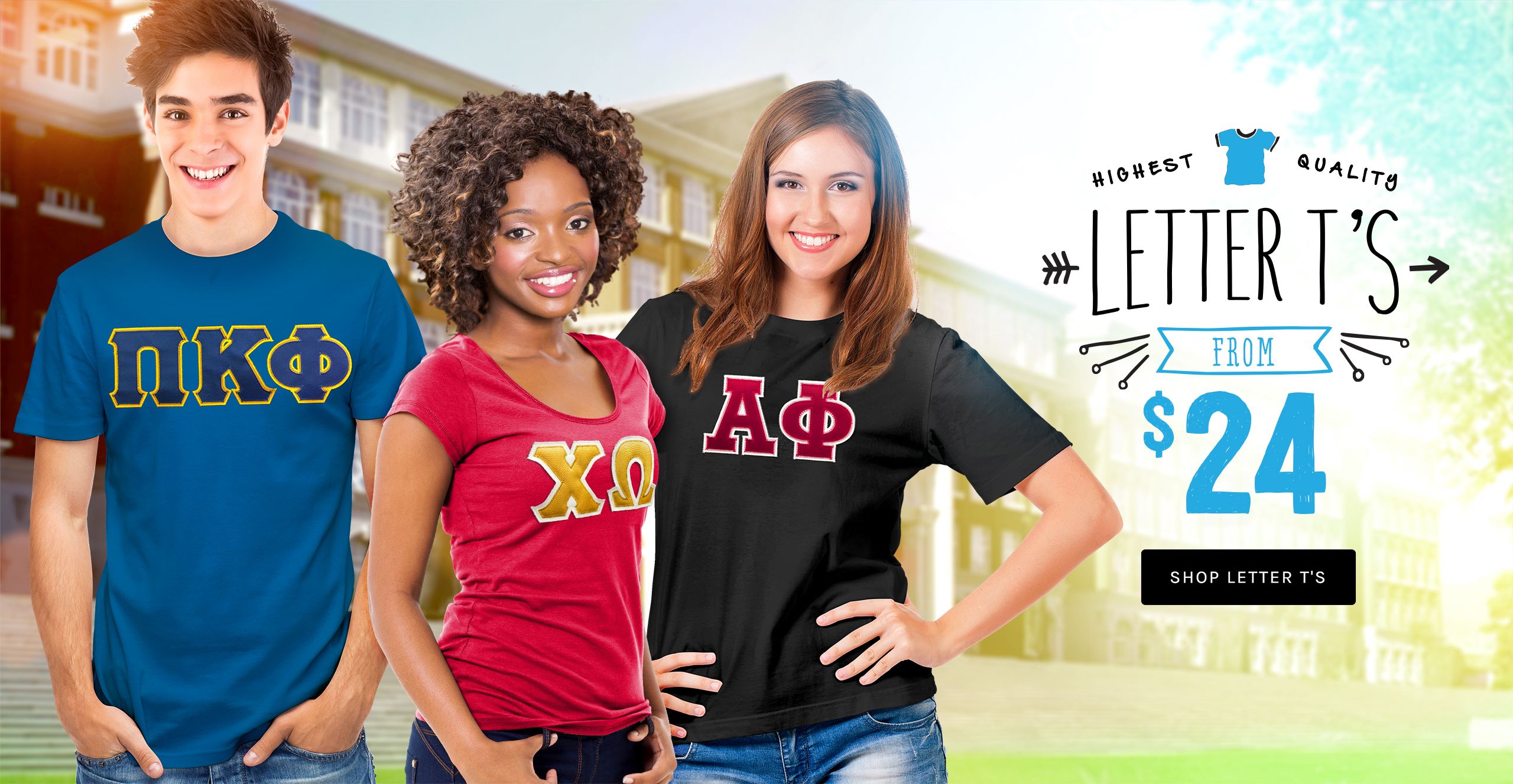 Greek Apparel & Clothing - Fraternity & Sorority Gear